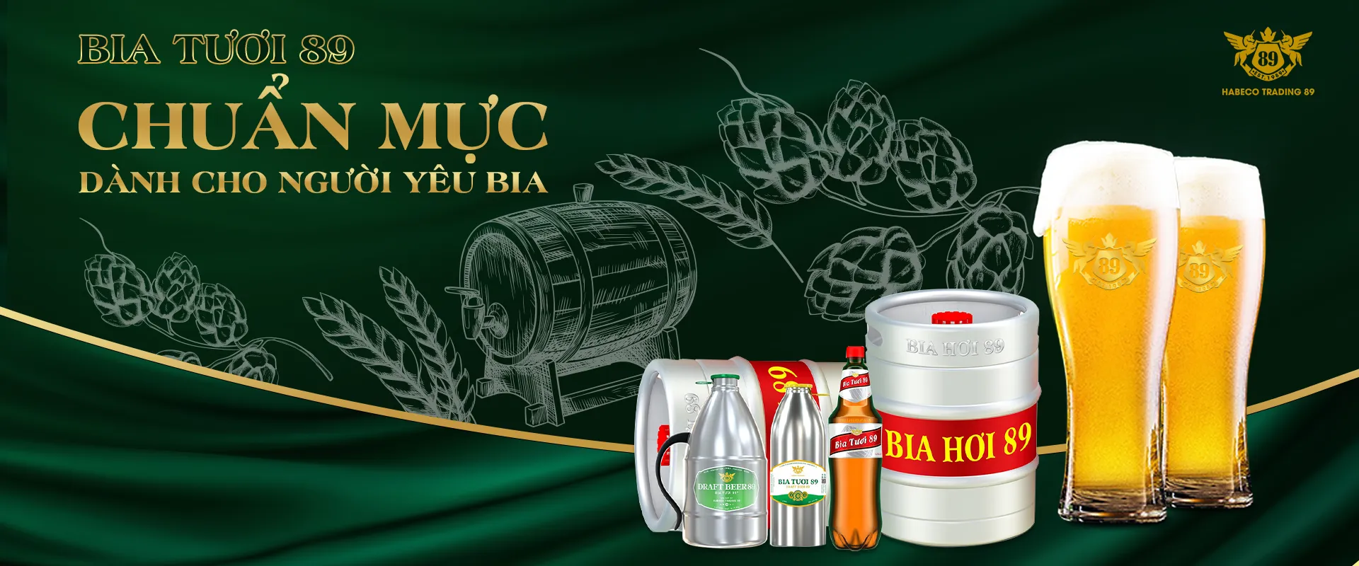 Sản phẩm Bia Tươi 89 - Bia Tươi 89 Anh Thư